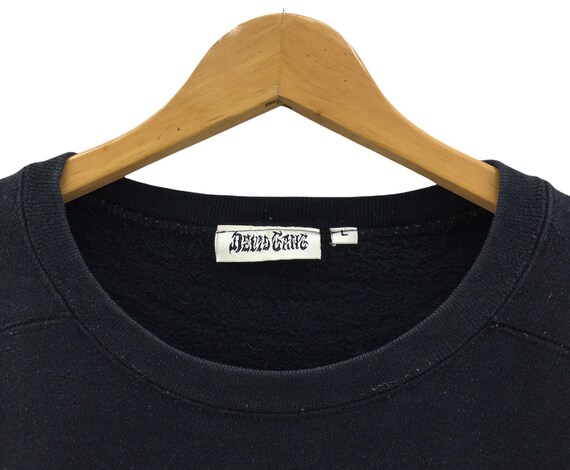Rare! Devil Gang Big Print Logo Spell Out Crewneck Bl… - Gem