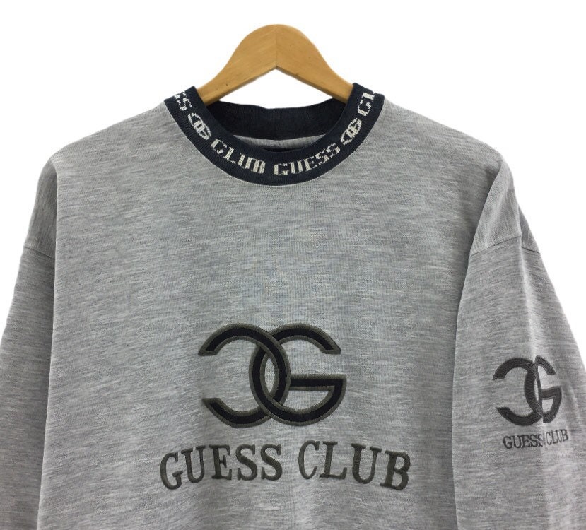 Very Rare Vintage Guess Club Big Logo Spell Out Embroidery - Etsy