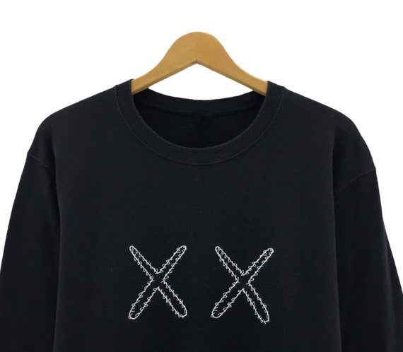 Rare! Kaws Sesame Street Big Logo Print Embroidery Cr… - Gem