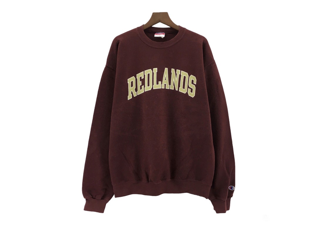 Rare Vintage Champion University of Redlands Big Spell Out Crewneck ...