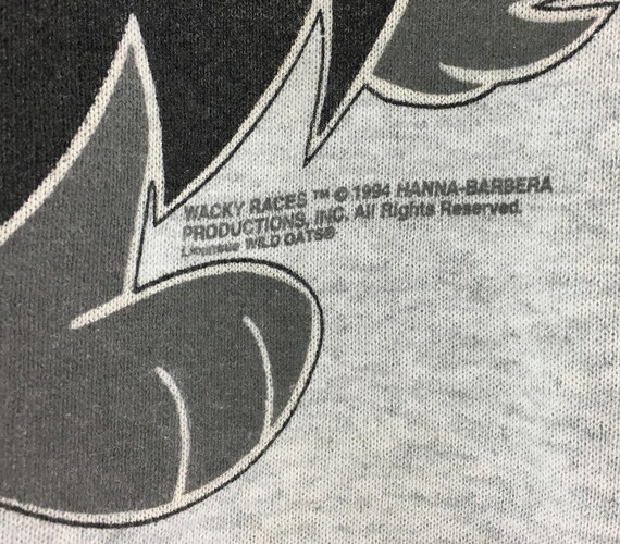 Very Rare! Vintage Wacky Races Big Print Front Back C… - Gem