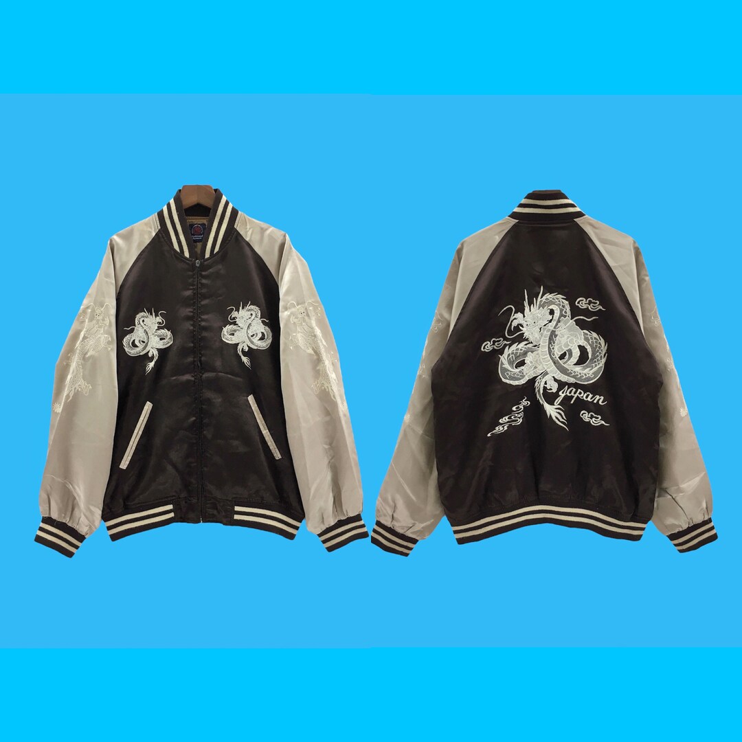 Very Rare Vintage Sukajan Japan Yokosuka Souvenir Jacket Full Zip ...