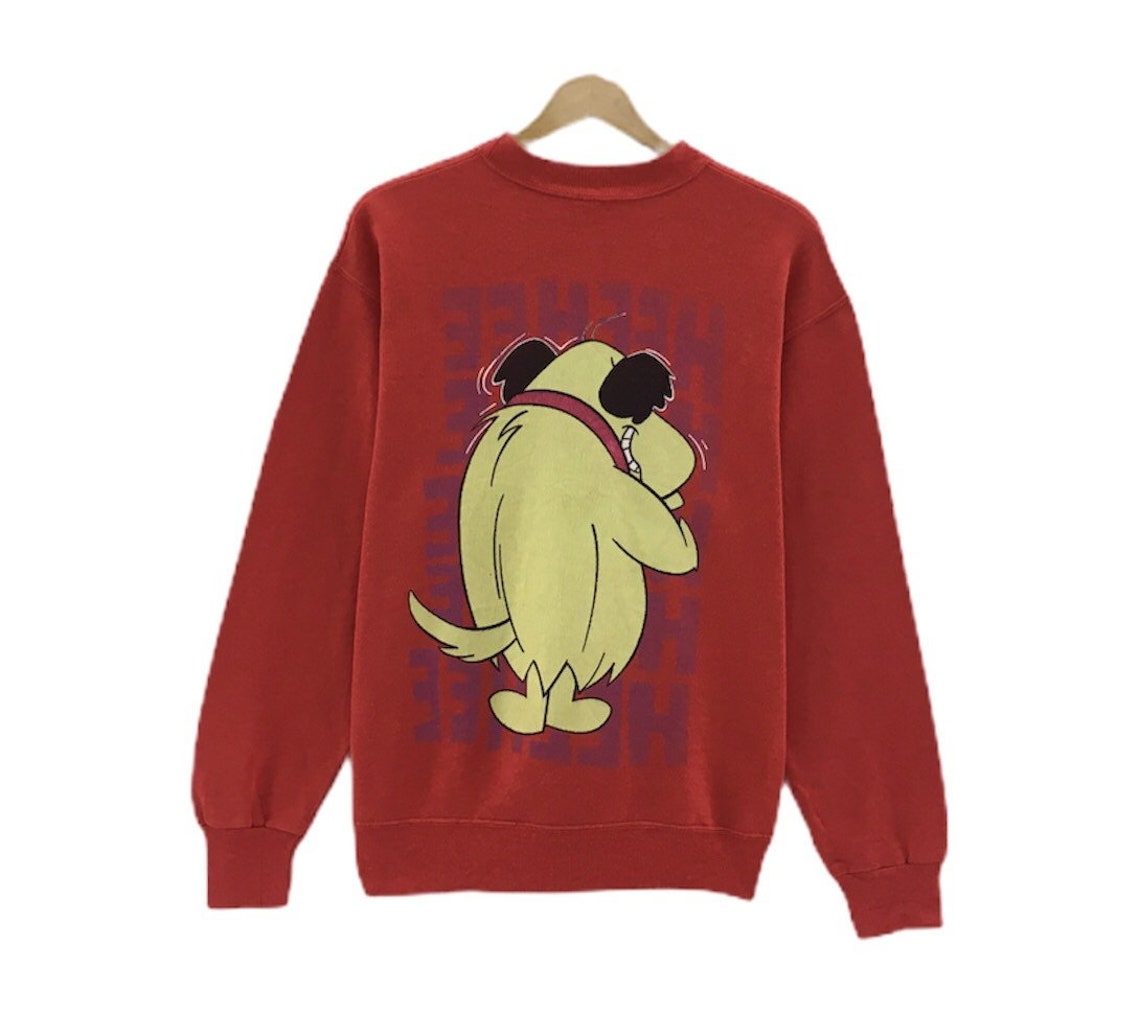 Rare Vintage Wacky Races Big Print Front Back Crewneck Red - Etsy