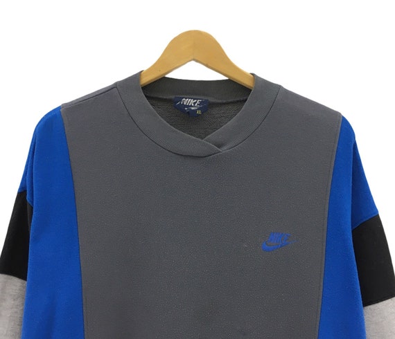 Very Rare! Nike Swoosh Blue Tag Small Logo Embroidery… - Gem
