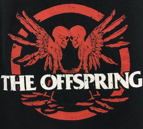 Very Rare! The Offspring Punk Rock Big Logo Print Hoo… - Gem