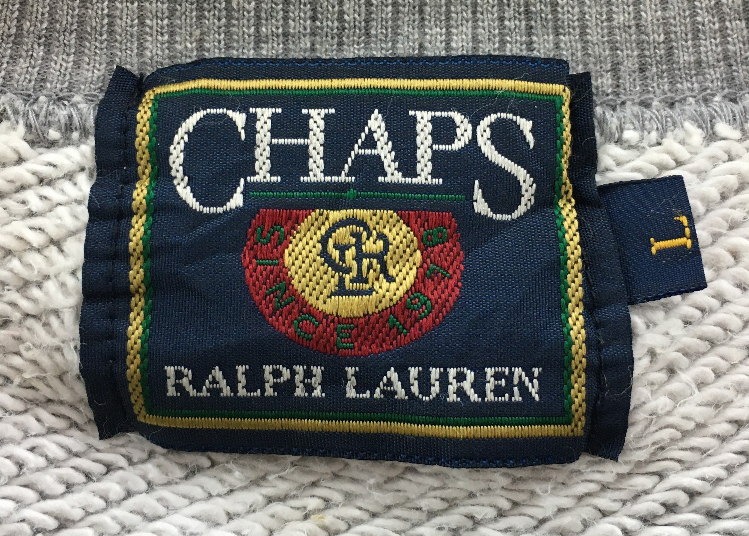 Rare Vintage Chaps Ralph Lauren Big Logo Embroidery | Etsy