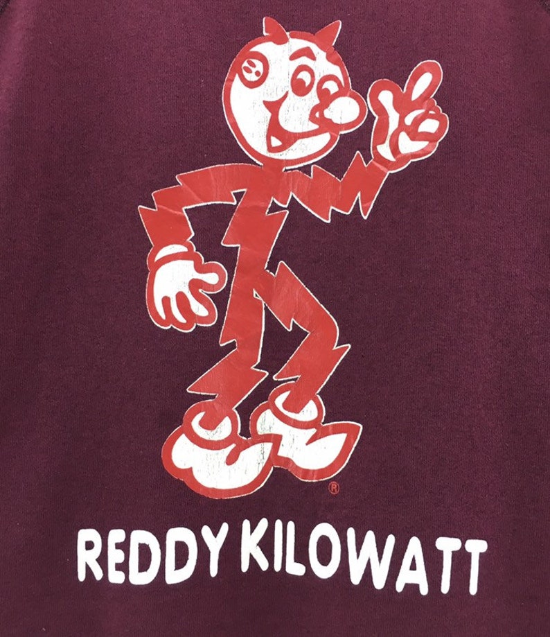 Rare Vintage Reddy Kilowatt Crewneck Big Logo Spellout | Etsy