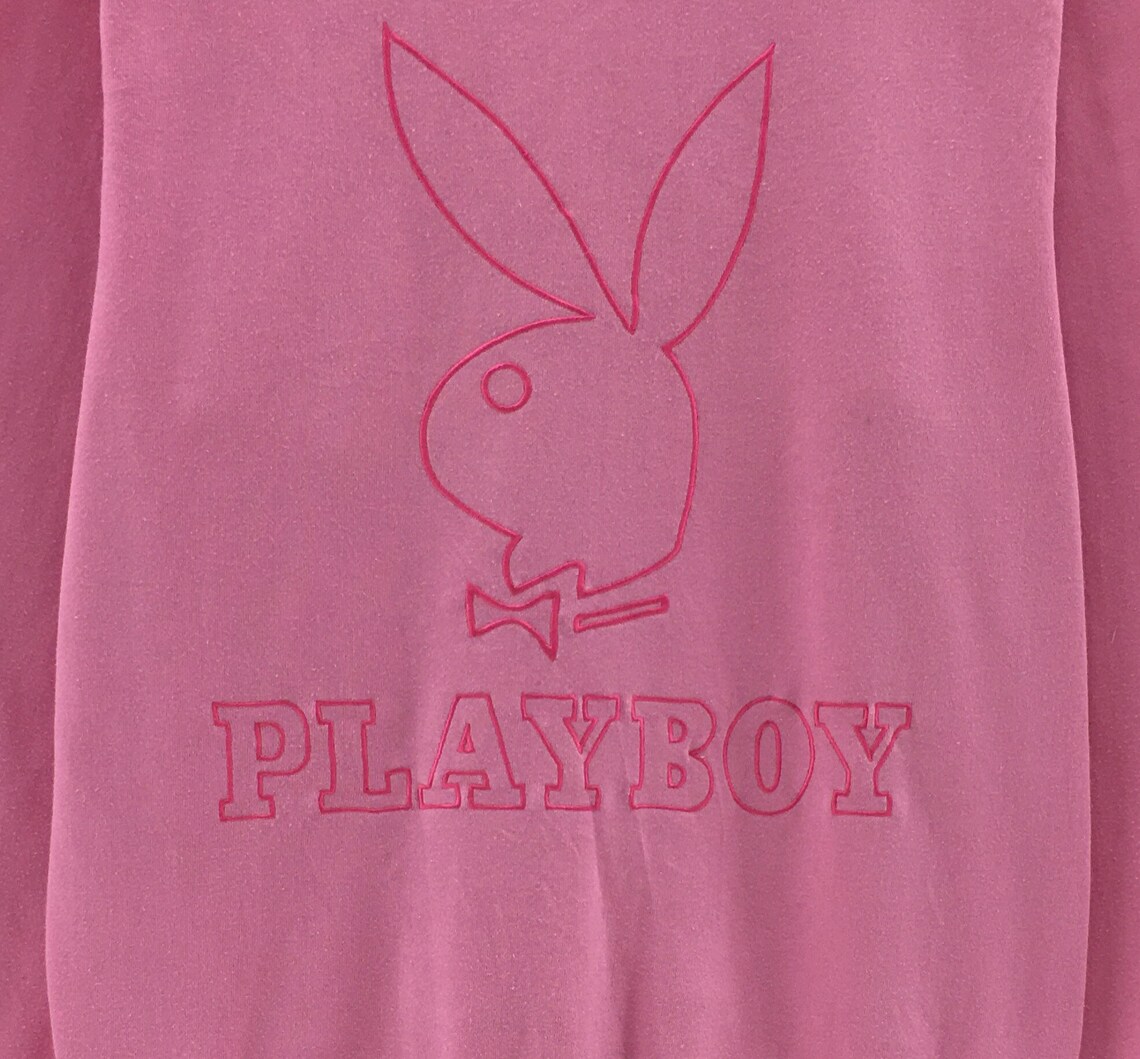 Rare Playboy Rabbit Big Logo at Back Spell Out Embroidery | Etsy