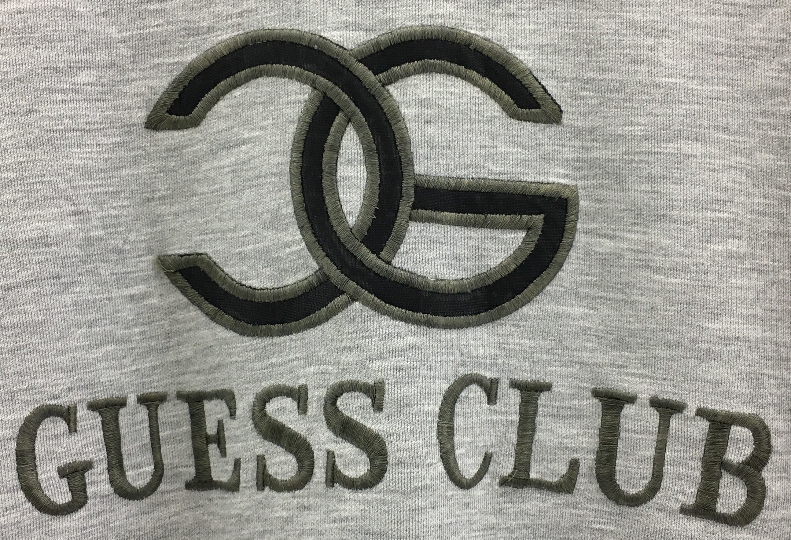 Very Rare Vintage Guess Club Big Logo Spell Out Embroidery - Etsy