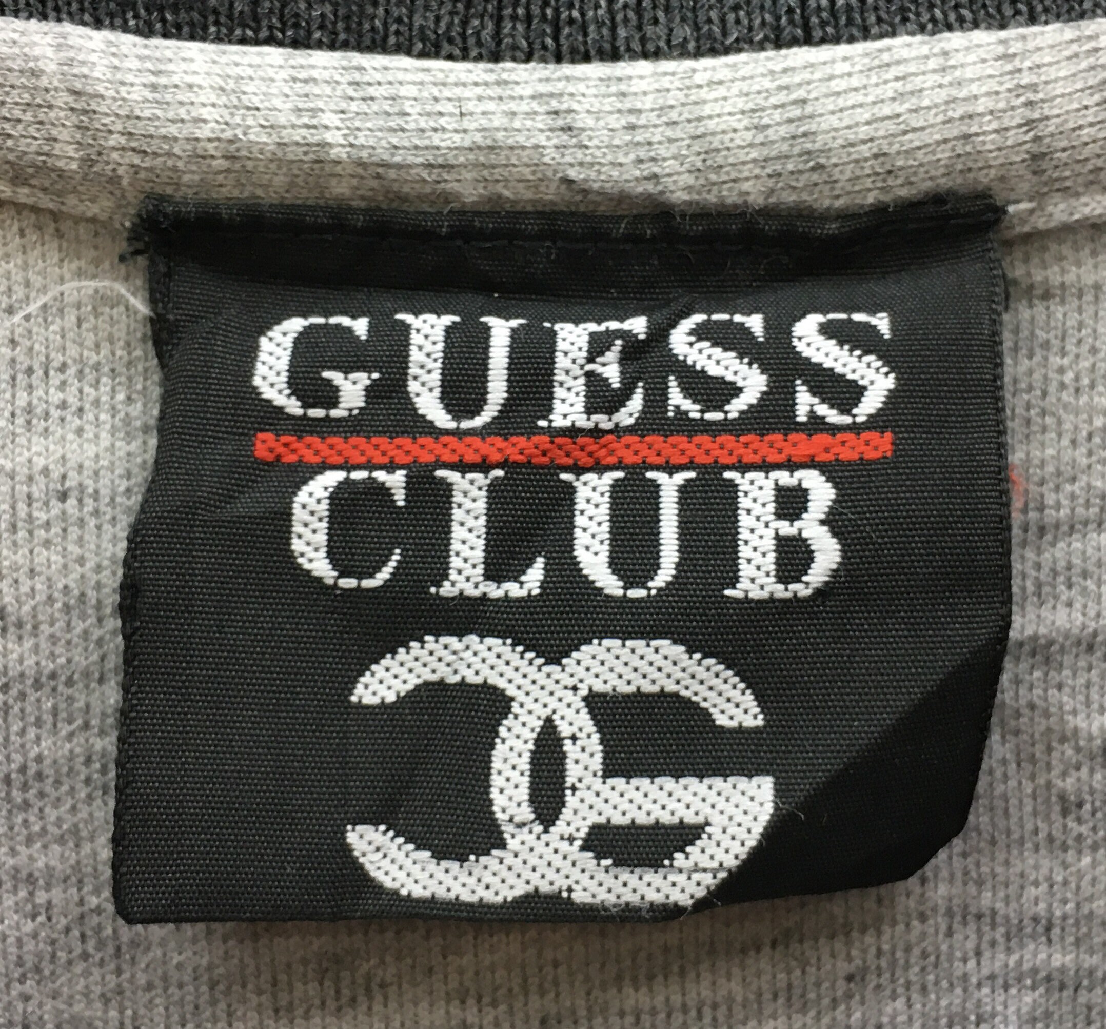 Very Rare Vintage Guess Club Big Logo Spell Out Embroidery - Etsy