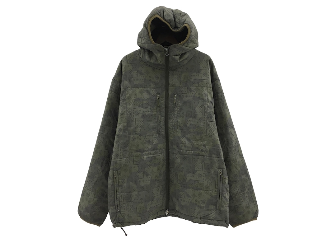Rare Stussy Camo Hoodie Jacket Full Zip Outerwear Fashion Design ...
