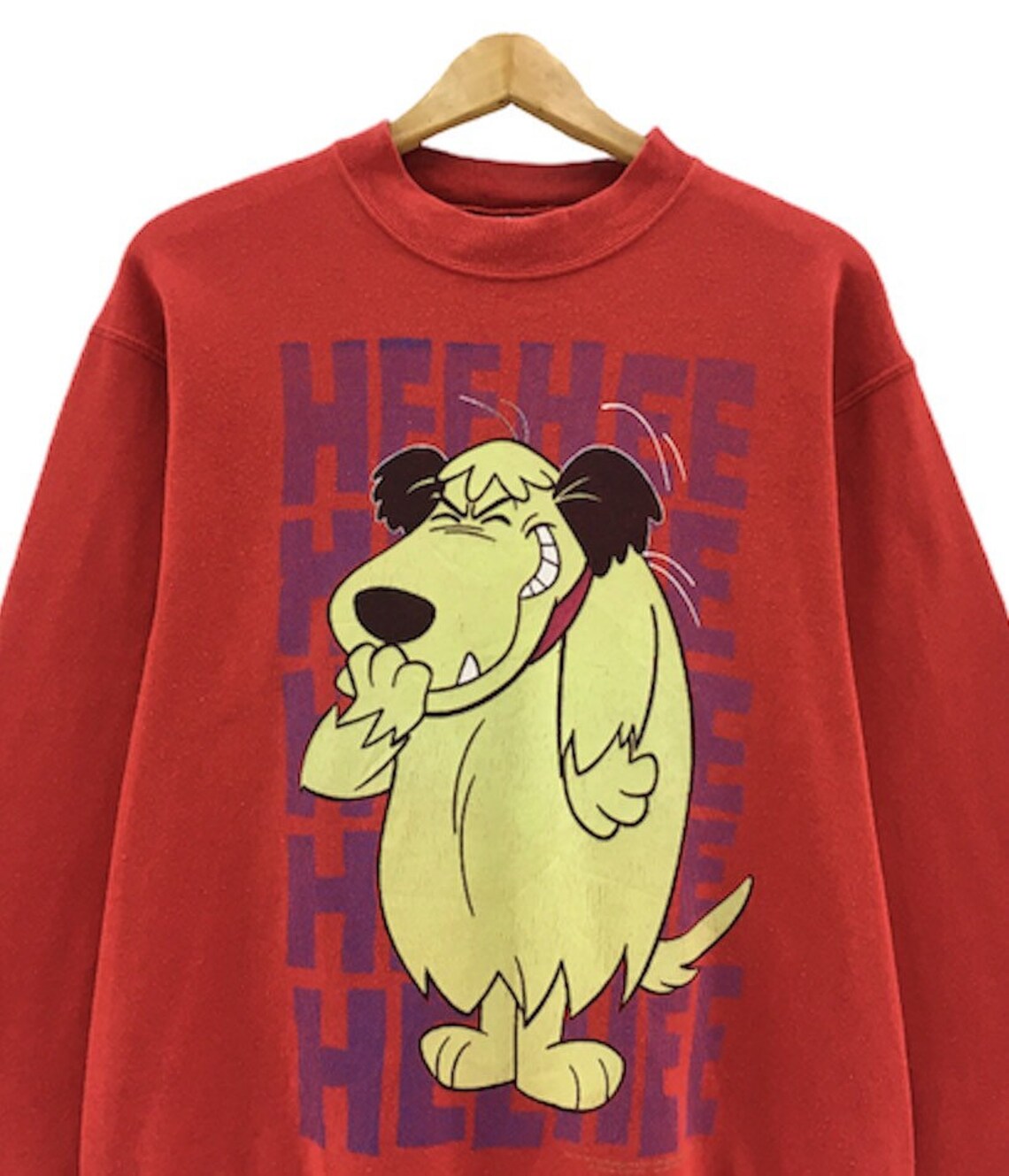 Rare Vintage Wacky Races Big Print Front Back Crewneck Red - Etsy