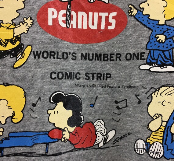Rare! Peanuts Number One World Comic Strip Big Print … - Gem