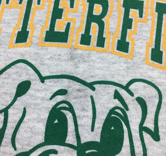 Rare! Vintage Butterfield Bulldogs Big Logo Crewneck … - Gem