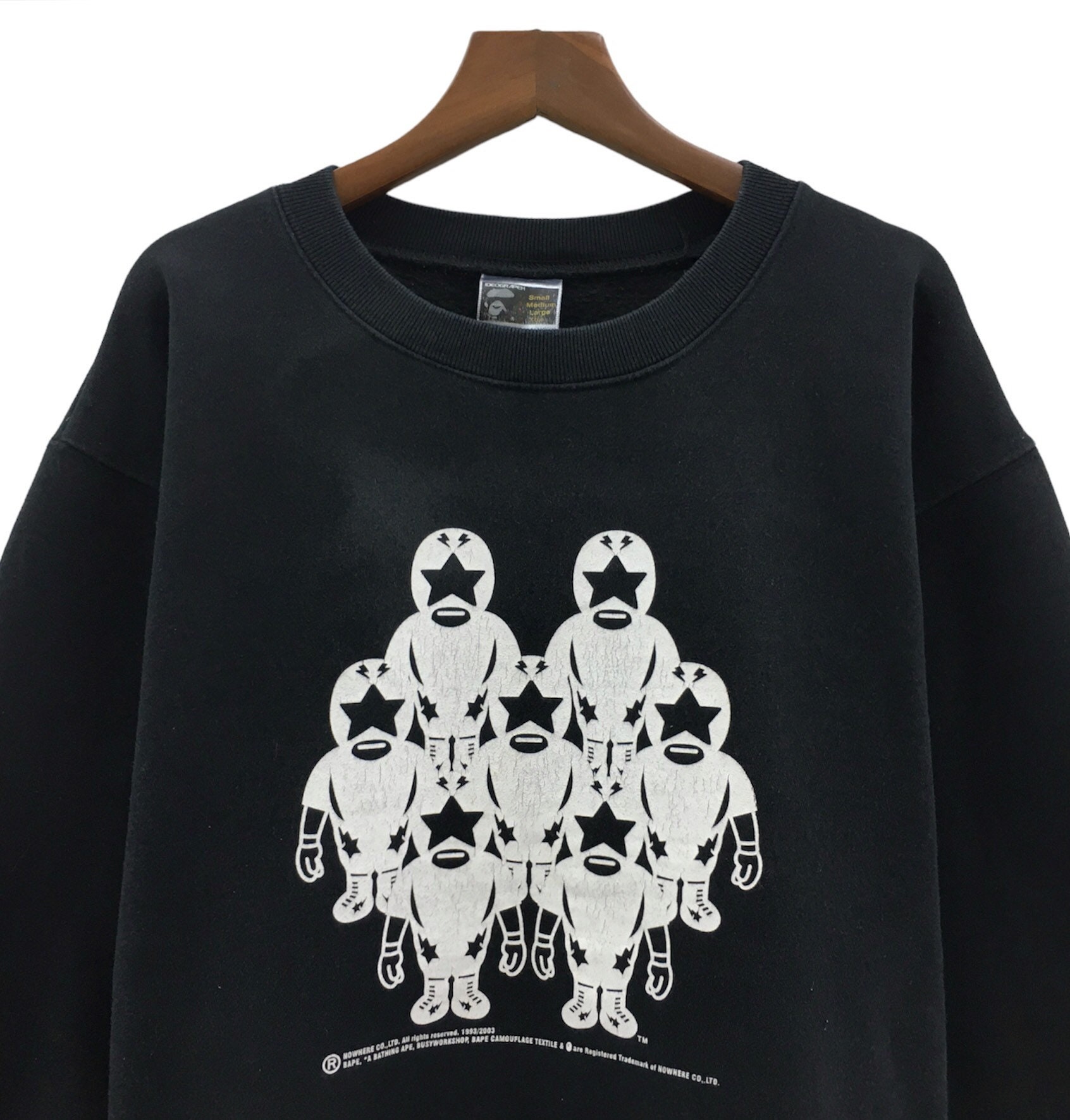 Rare! Vintage A Bathing Ape Bapesta Prowrestling Zepp Tour