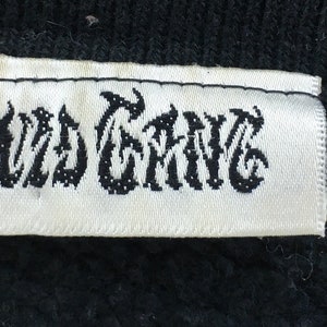 Rare Devil Gang Big Print Logo Spell Out Crewneck Black Color Large ...