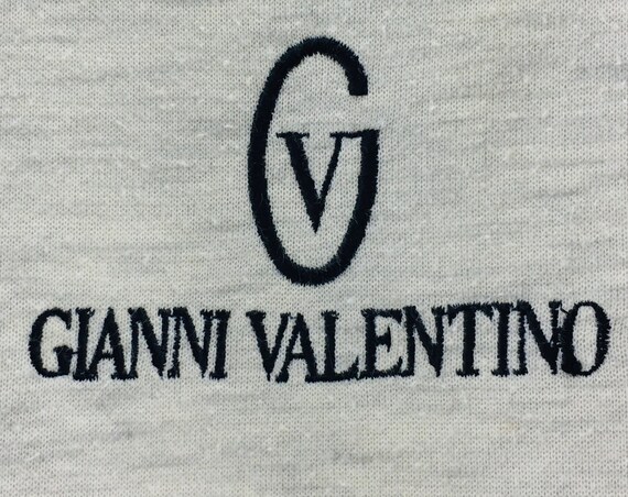 Rare! Vintage Gianni Valentino Small Logo Spell Out E… - Gem