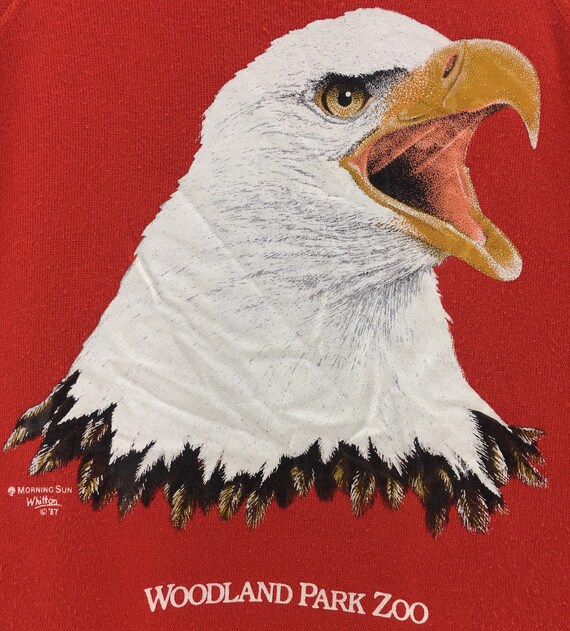 Very Rare! Vintage 80s Eagle Woodland Park Zoo Big Lo… - Gem