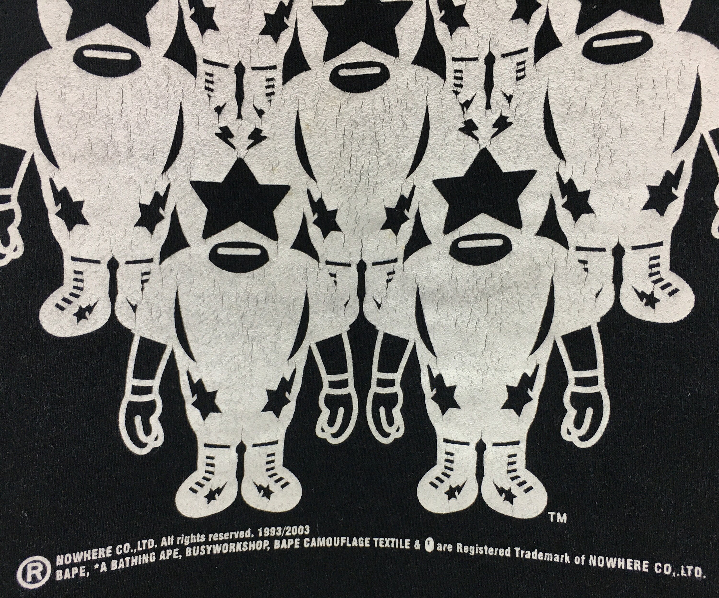 Rare! Vintage A Bathing Ape Bapesta Prowrestling Zepp Tour