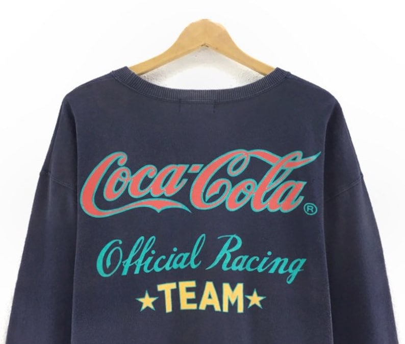Very Rare Vintage Coca Cola Racing Team Big Logo Spell Out - Etsy