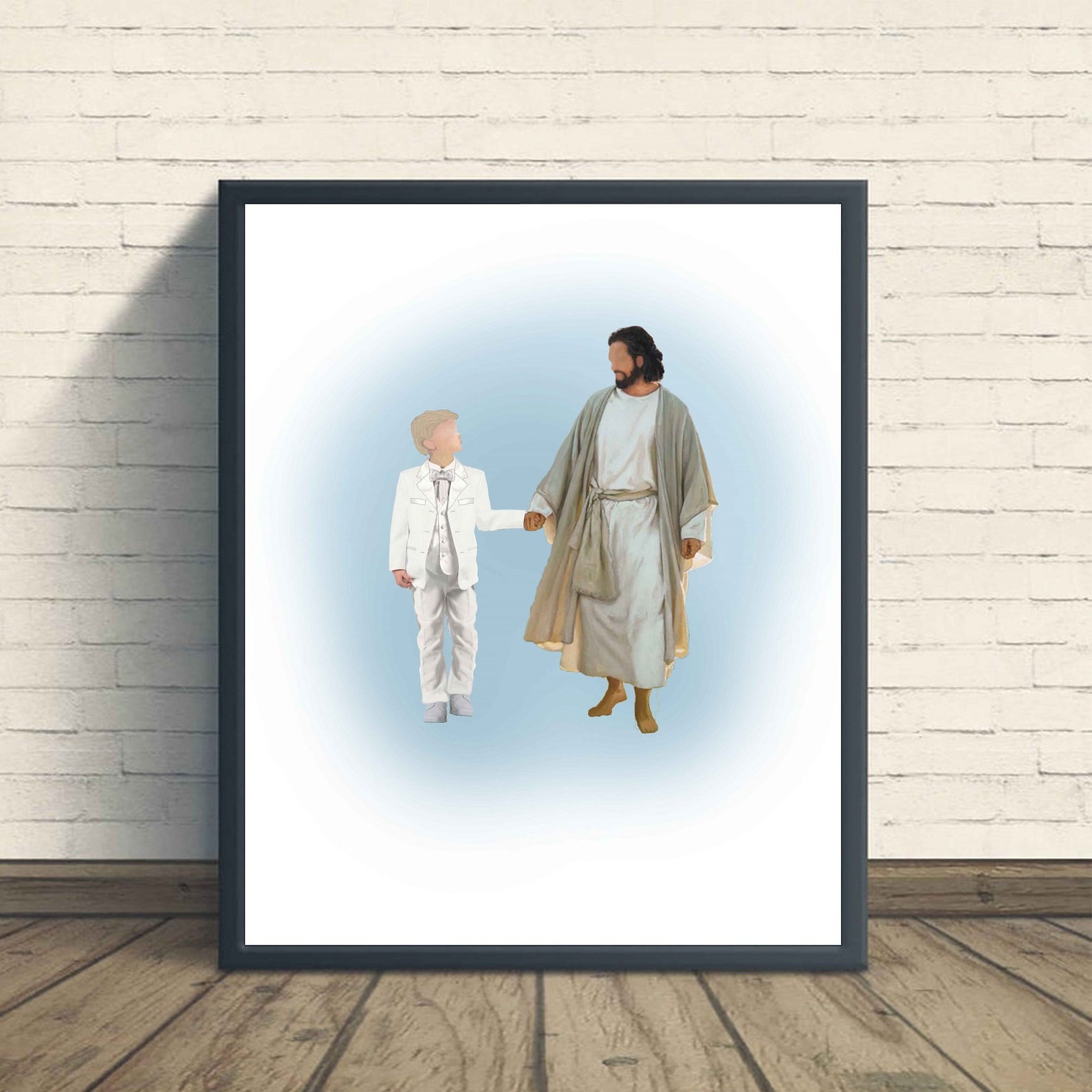 Jésus-Christ Lds Décoration de baptême Je suis un enfant de Dieu ...