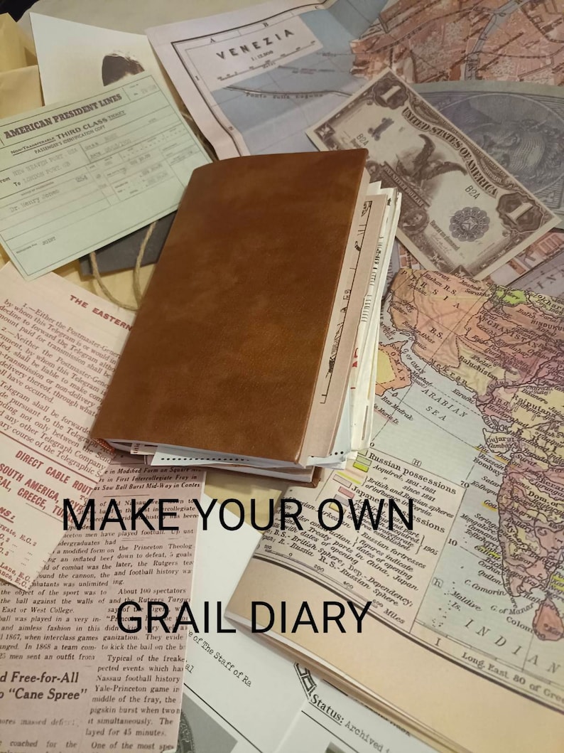 Grail Diary "hero Version" Holy Grail Props the Grail Diary Replica ...