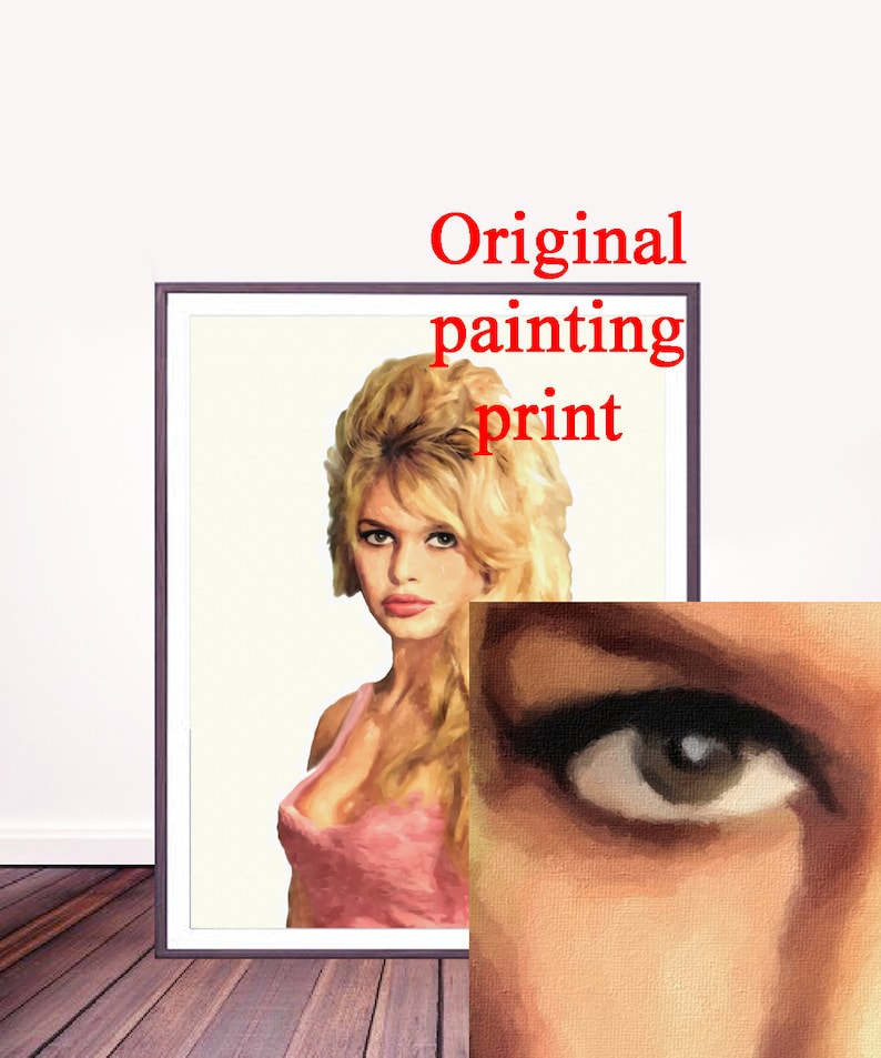 Brigitte Bardot Poster / Brigitte Bardot Print Brigitte Bardot | Etsy