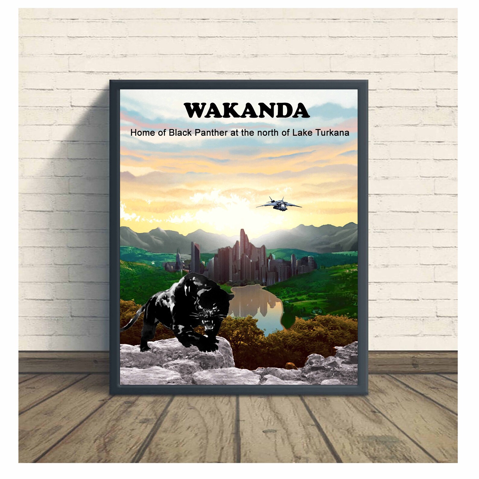 Avengers Travel Print Set: Asgard, Wakanda and Stark Tower Travel ...