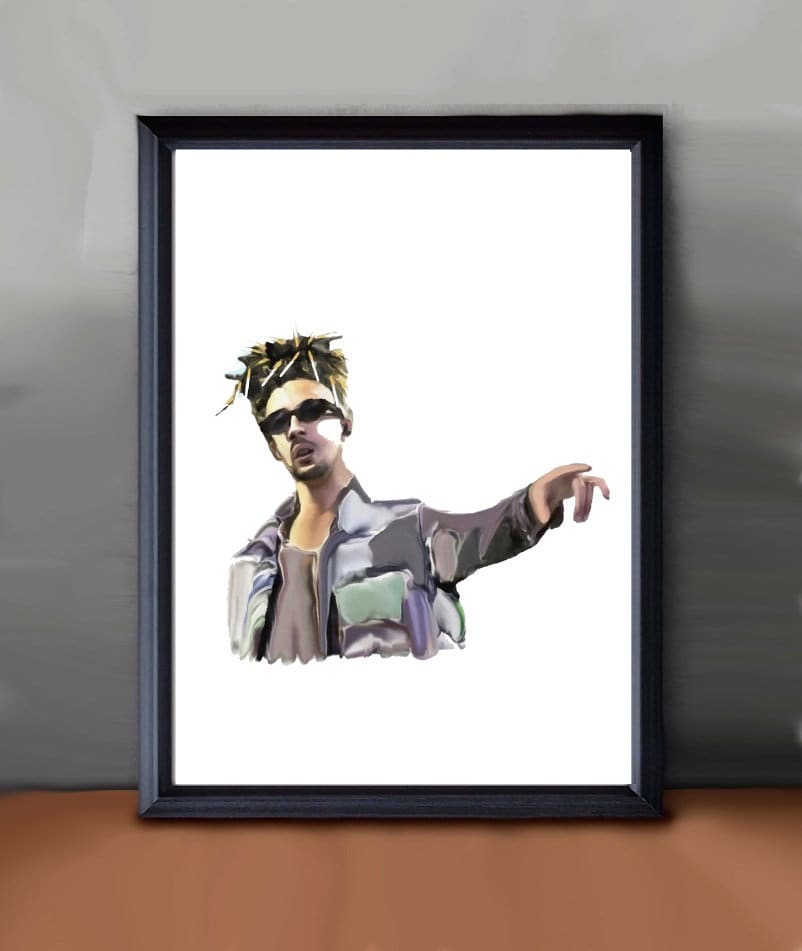 Ghali Amdouni Ghali Print Poster Ghali Painting Ghali Wall Art Ghali ...