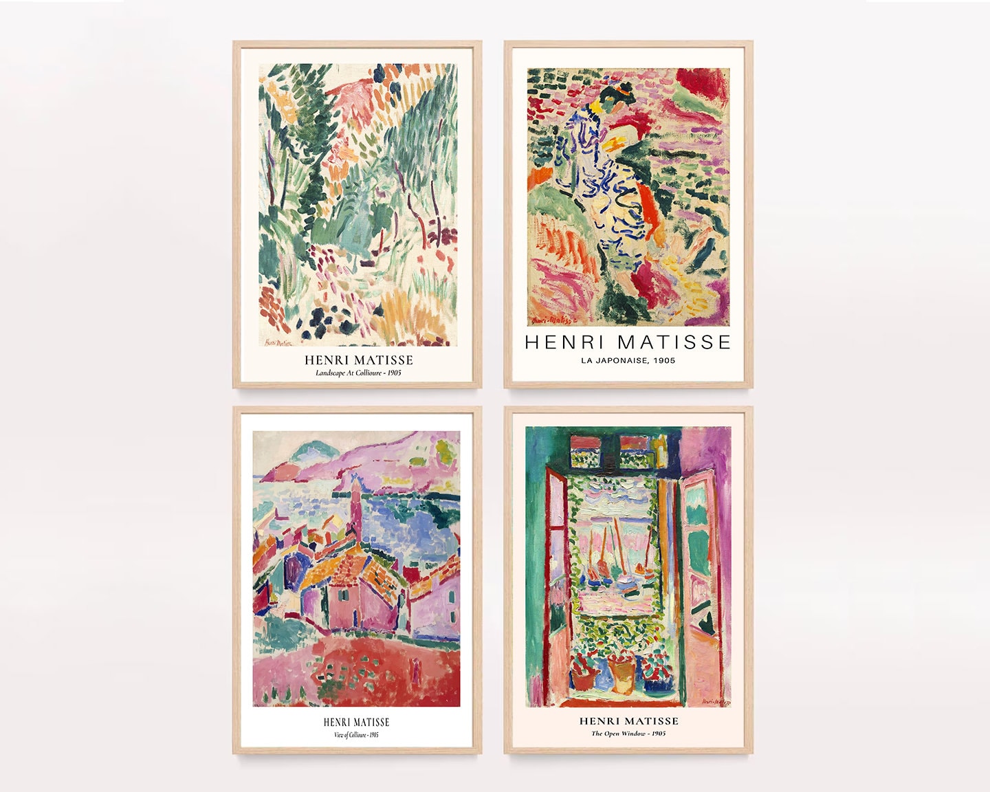Matisse Set of 4, Matisse Poster Gallery Wall, Matisse Printed, Matisse ...