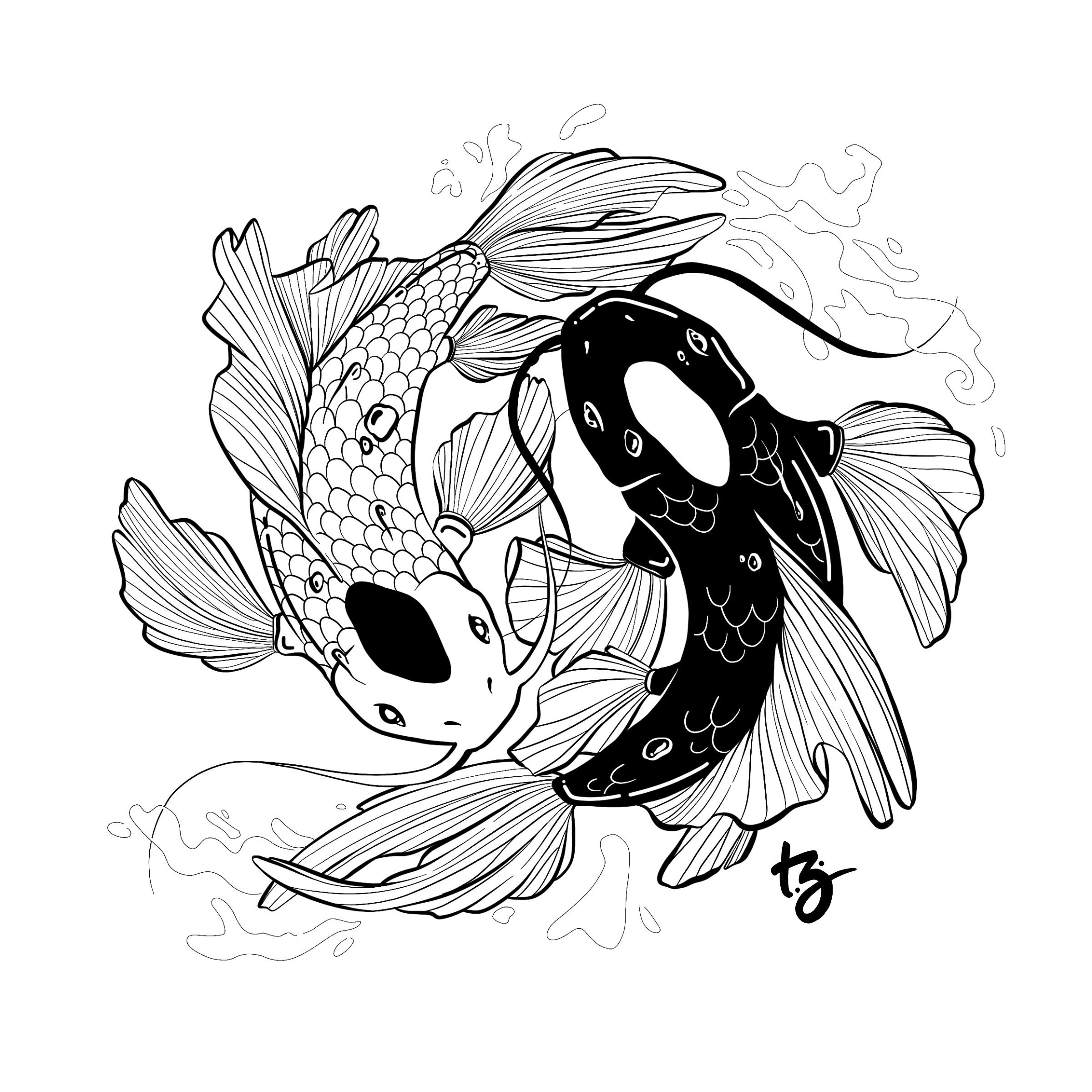 Chinese Fish Drawings Tumblr