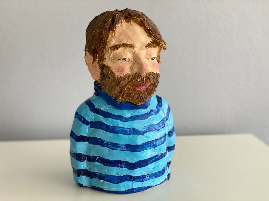 Ceramic Sculpture, Sailor, Satirical Ceramic Sculpture, Gift for Men ...
