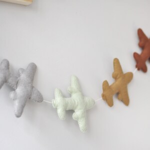 Felt Airplane Garland Plane Garland Kids Room Decor | Etsy