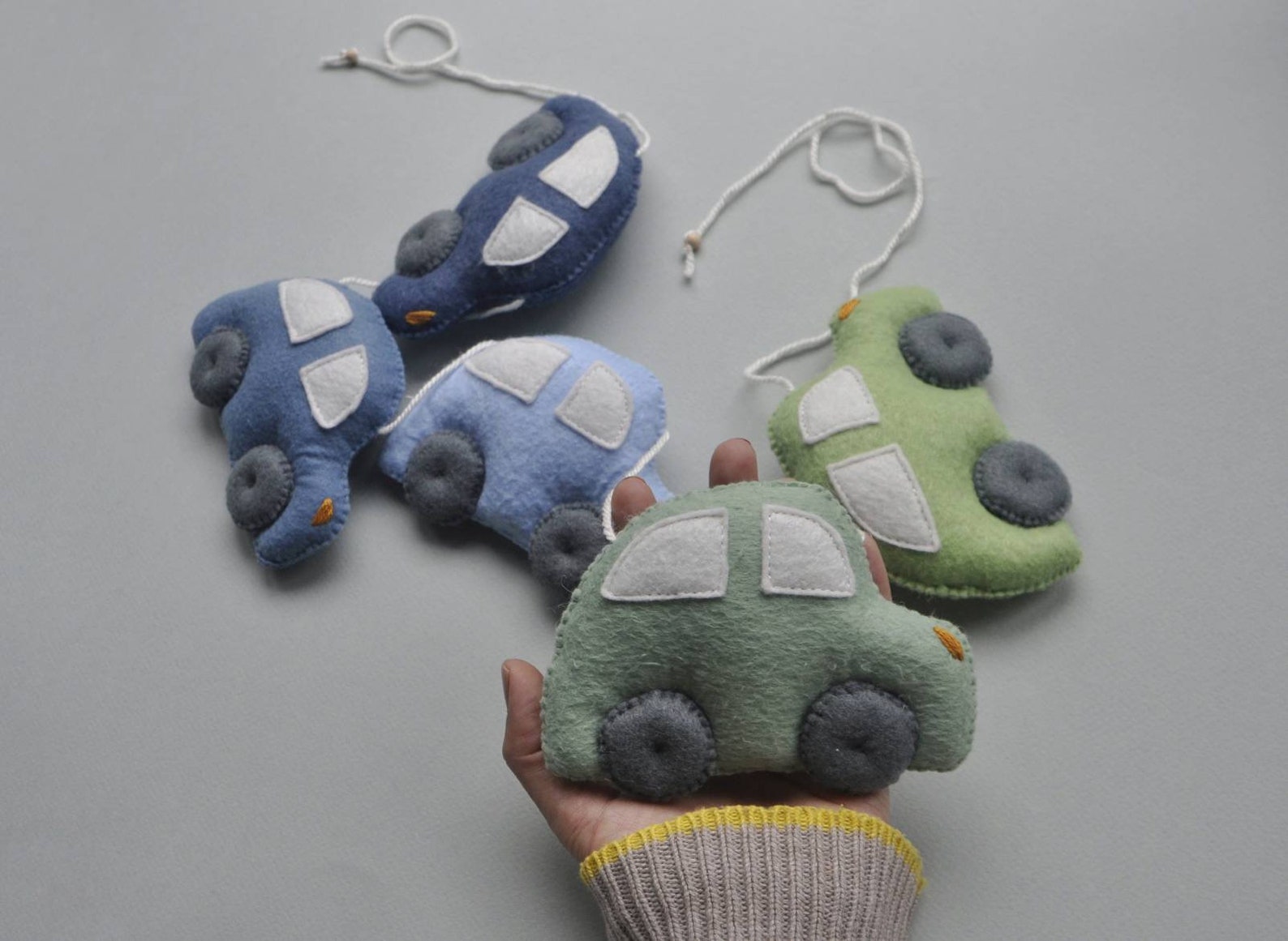 Felt Car Garland Car Bunting Car Theme Nursery Garland Automobile ...