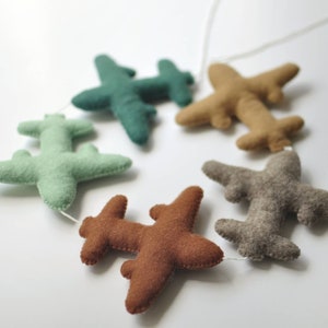 Felt Airplane Garland | Plane Garland | Kids Room Decor | Nursery Decor ...
