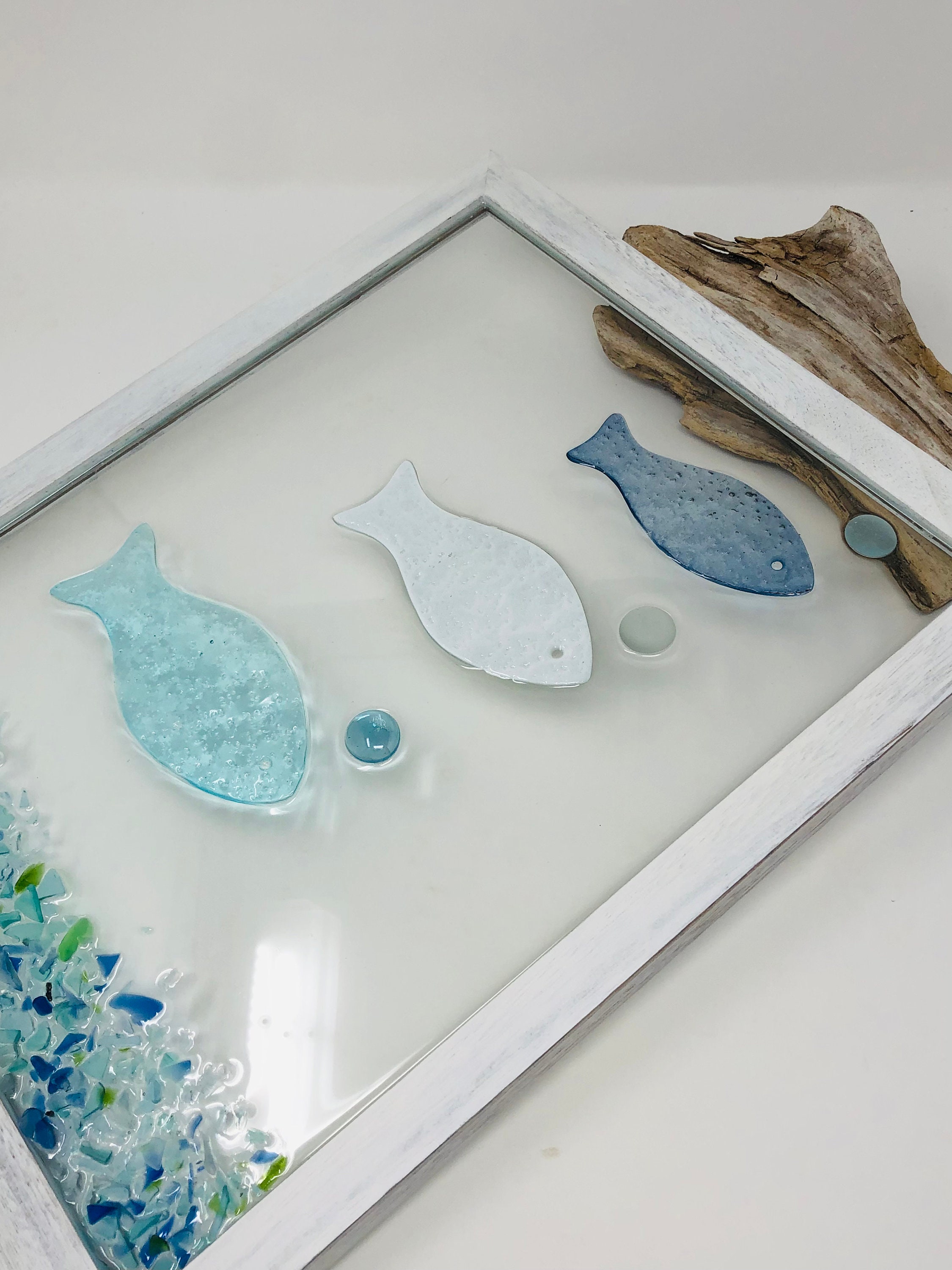 Fish, Fish Art, Gift for Him, Window Glass Art, Fish Wall Art, Made in ...