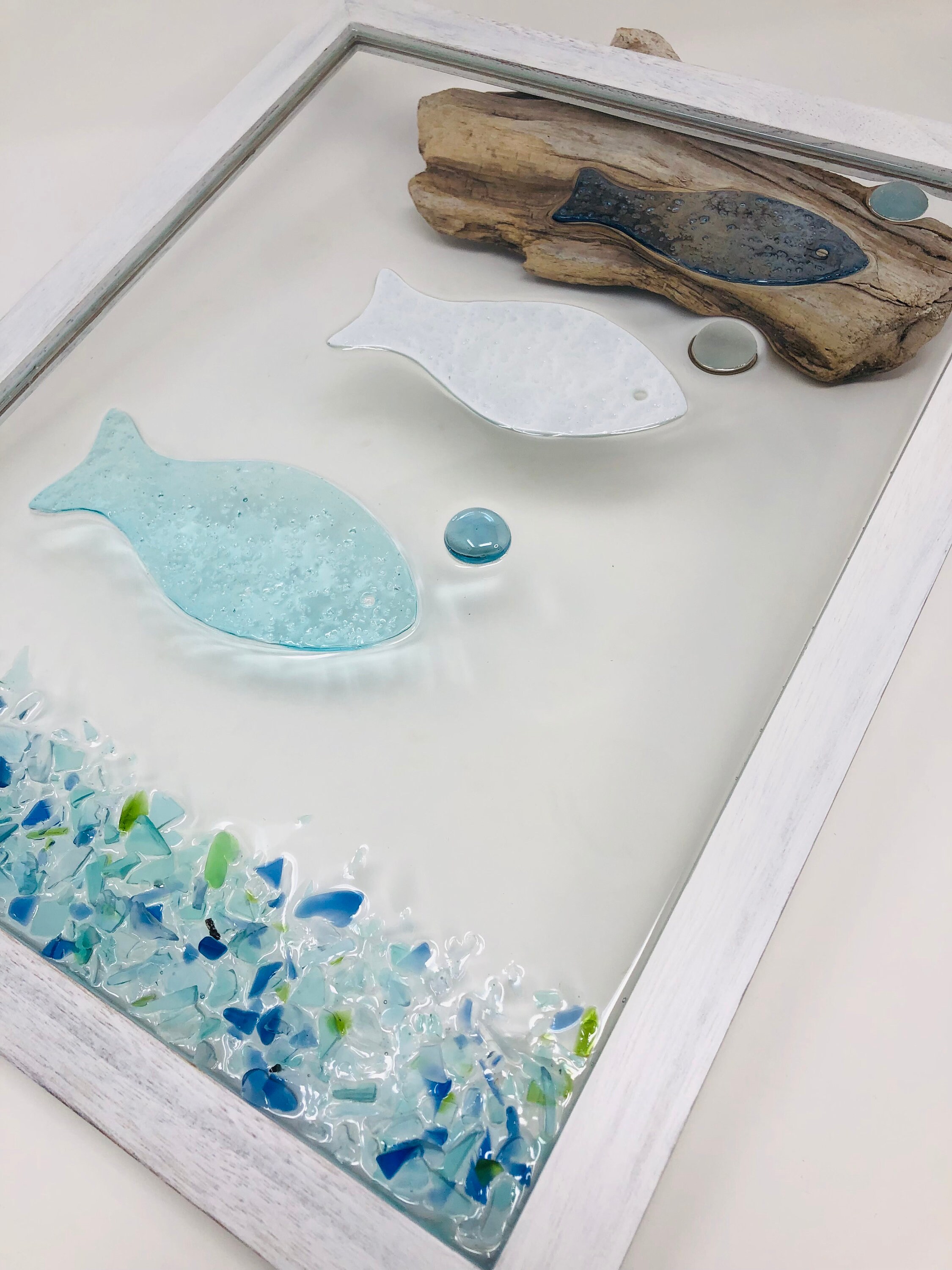 Fish, Fish Art, Gift for Him, Window Glass Art, Fish Wall Art, Made in ...