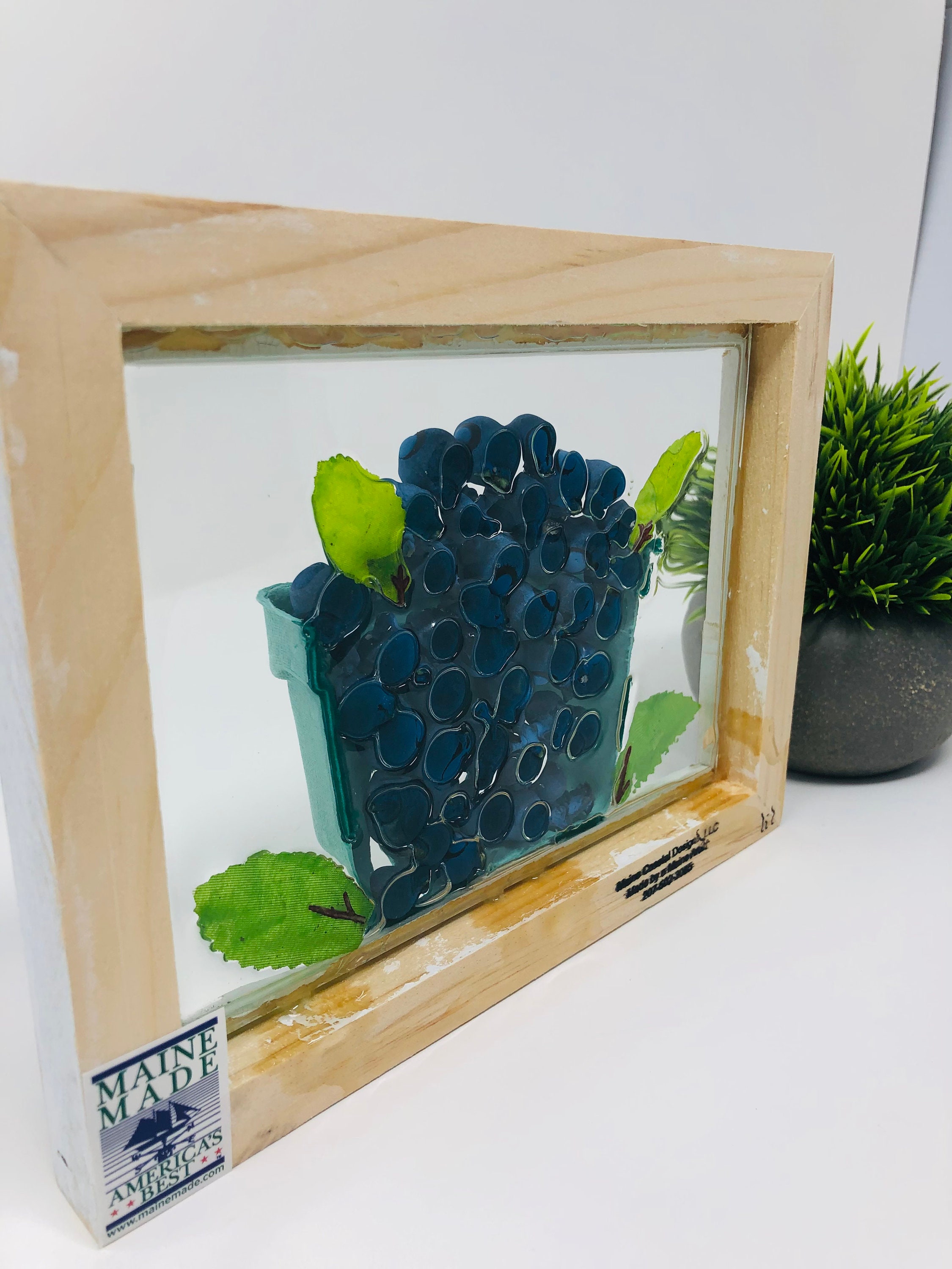Blueberry, Blueberries, Blueberry Basket, Maine Blueberries, Made in ...
