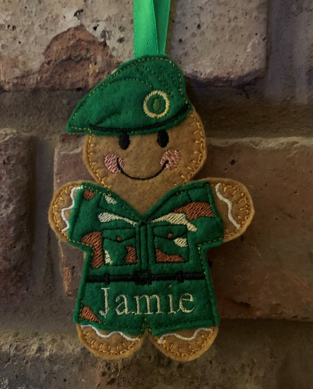 Military Gingerbread Man Decoration, Army Gingerbread Man, Soldier ...