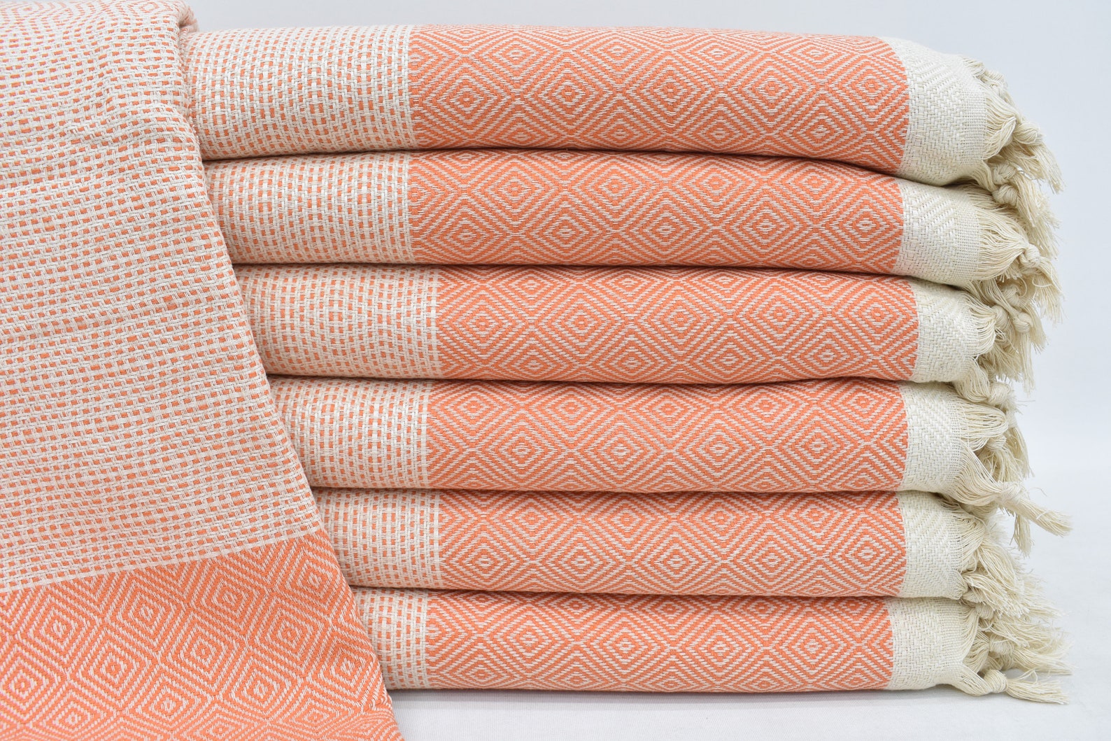 Turkish Blanket Bedspread Turkish Throws Orange Quilt - Etsy