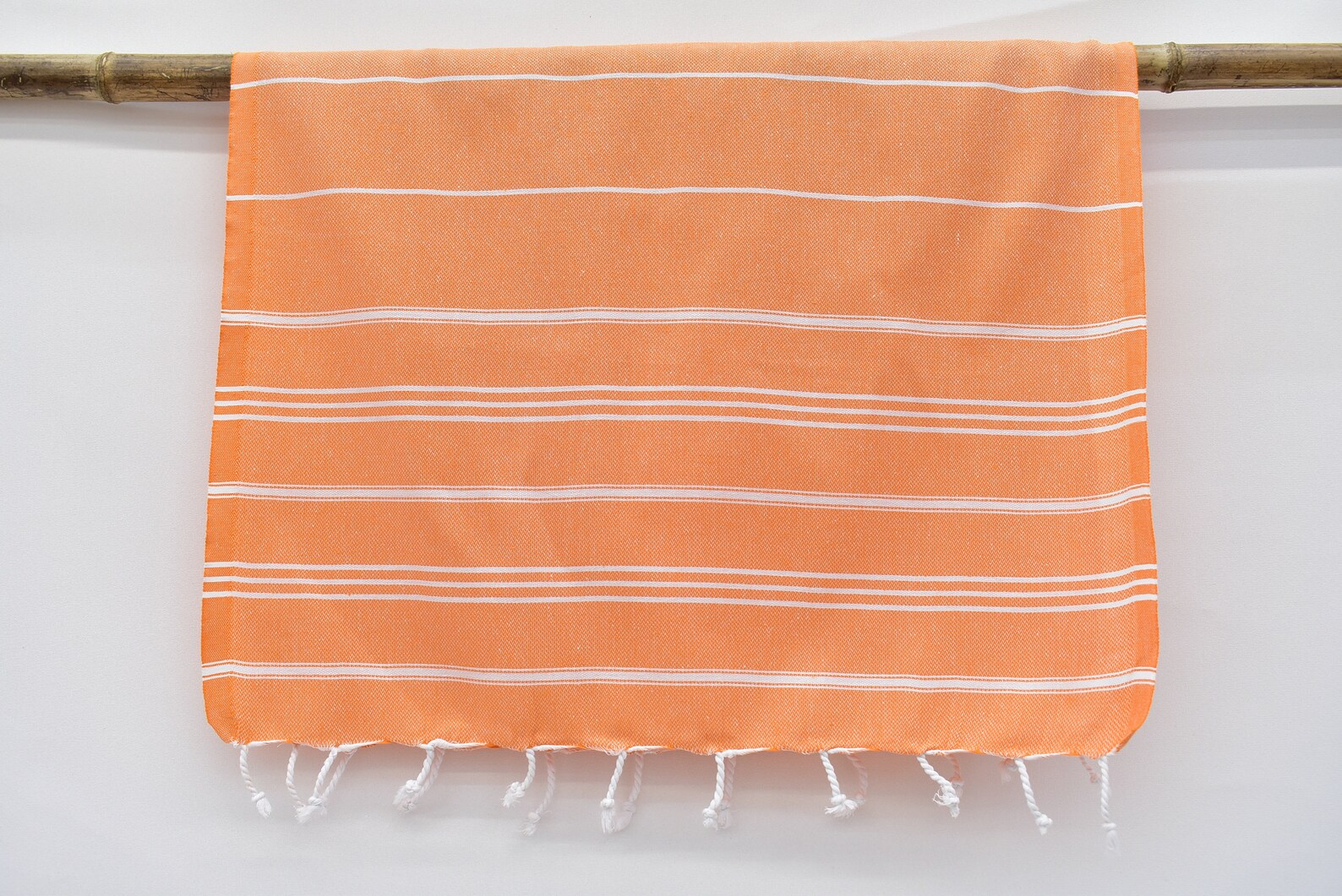 Orange Hand Towel Striped Towel Turkish Hand Towel Towel | Etsy
