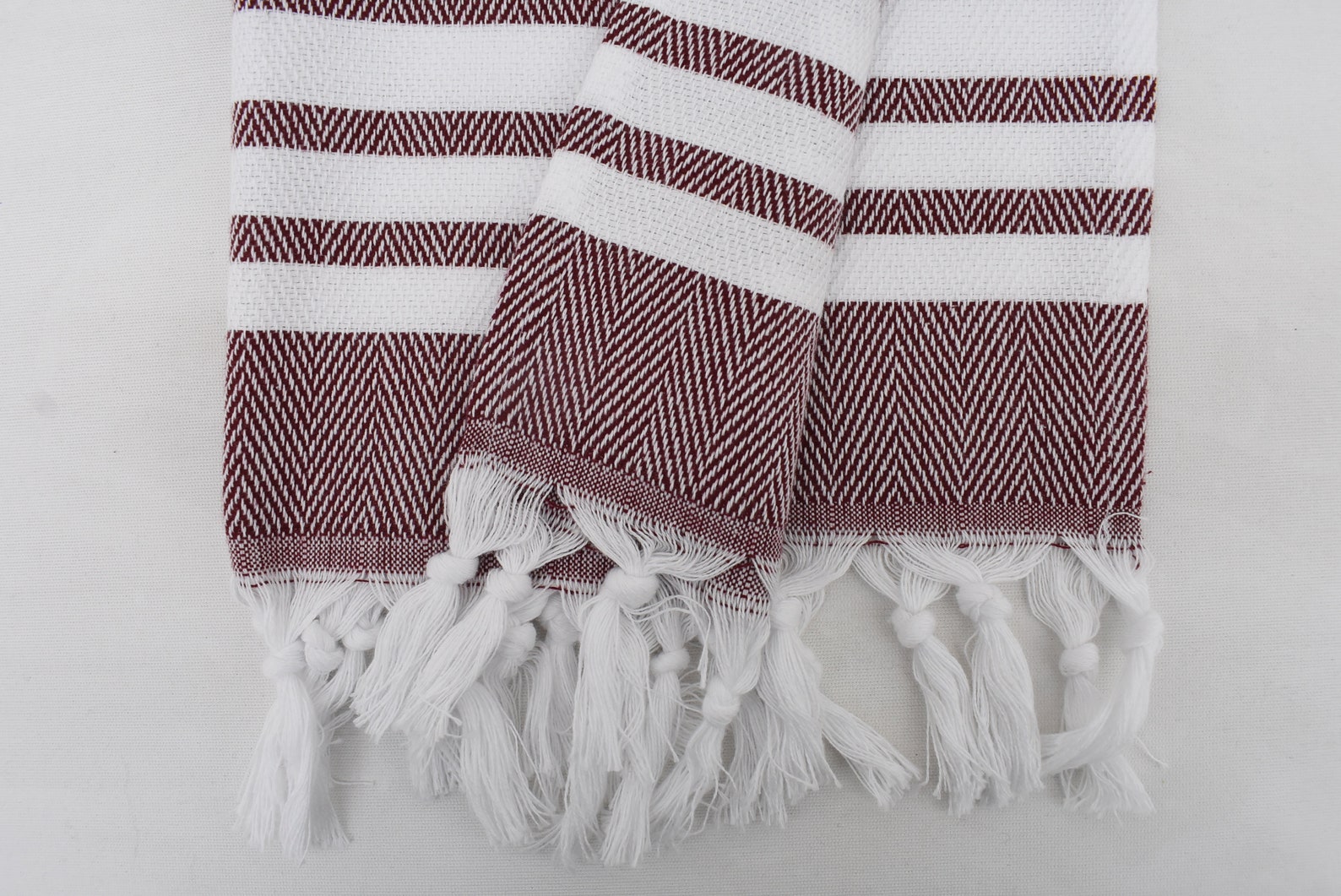 Burgundy Dish Towel, Turkish Hand Towel, 36x20, Fitness Towel, Hand ...