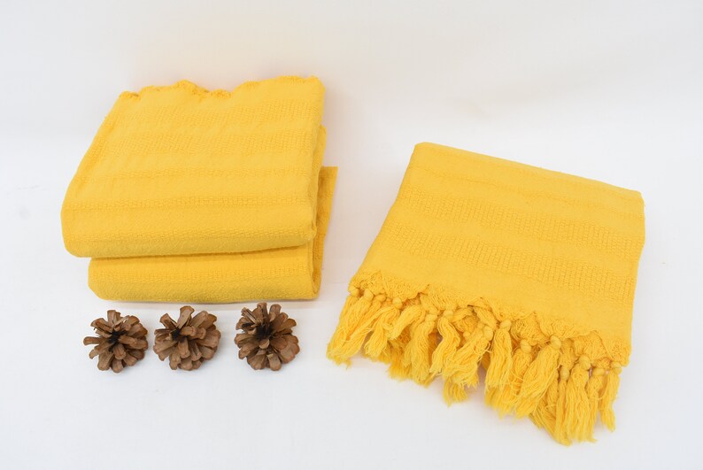 Mustard Bath Towel, Bridesmaid Towel, 60x33 Inches-150x80 Cm, Turkish ...