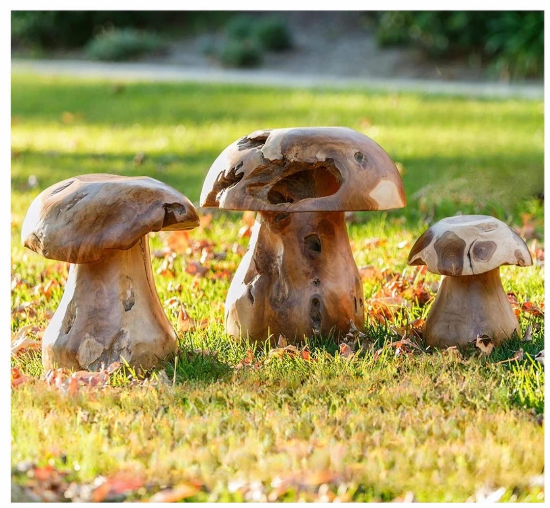 Reclaimed Teak Root Mushroom Stool Natural Wood Stool Chair - Etsy