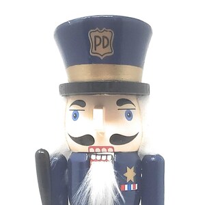 Policeman Police Blue Uniform Wood 10 Nutcracker Personalized - Etsy