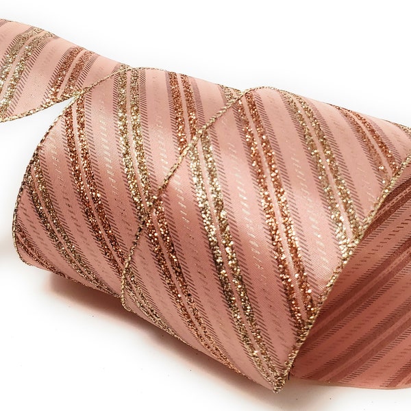 Rose Gold Ribbon - Etsy