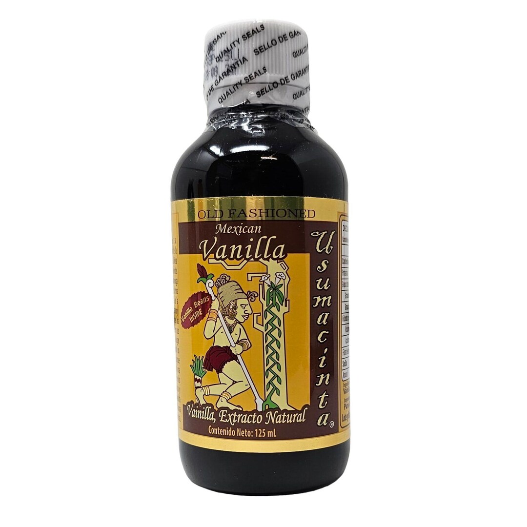 Usumacinta Pure Amber Mexican Vanilla Extract, 4oz, Made in Mexico - Etsy