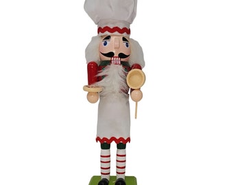 Italian Pizza Chef 16" Christmas Nutcracker - Personalized Gift - Etsy