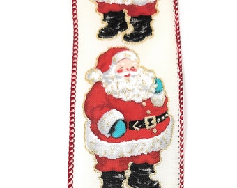Santa Claus Ribbon | Etsy