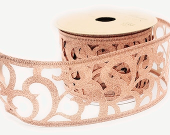 Rose Gold Ribbon | Etsy